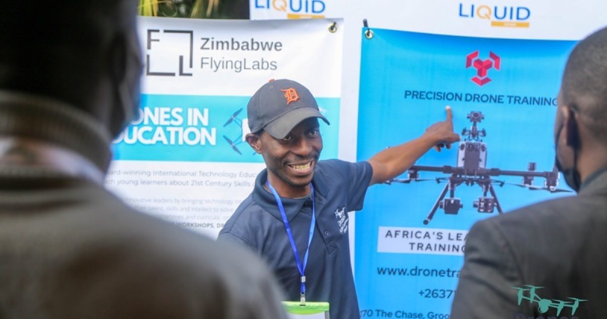 At the Zimbabwe International International Drone… | Flying Labs